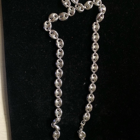 Jewelry | Gucci Puff Link Sterling Silver Chain | Poshmark